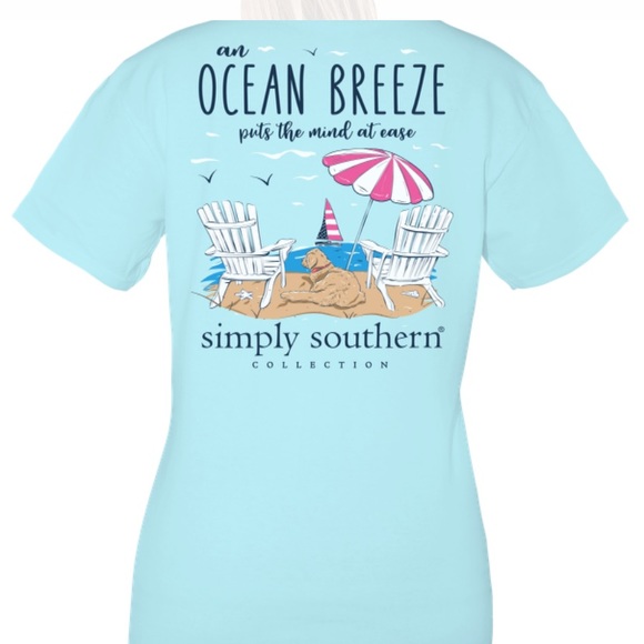 Simply Southern | Tops | Simply Southern Shirt Nwt Size Medium Beach ...